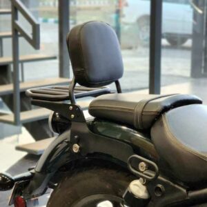 Super Meteor 650 Detachable Backrest with Luggage Rack